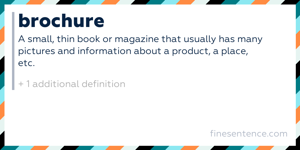 Brochure Definition Meaning And Examples In English Brochure Definition Meaning And Examples In English